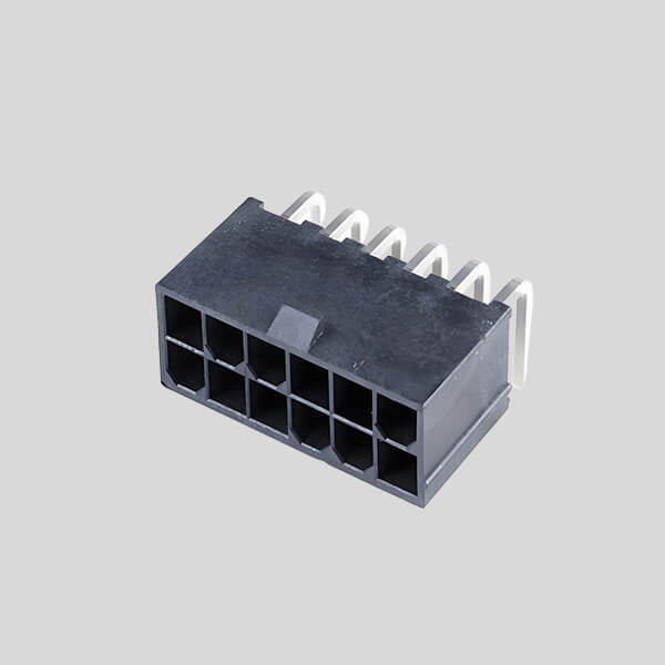 4.2mm Pitch Mini-fit Jr.connectors Right Angle 12 Pin Wire To Board ...